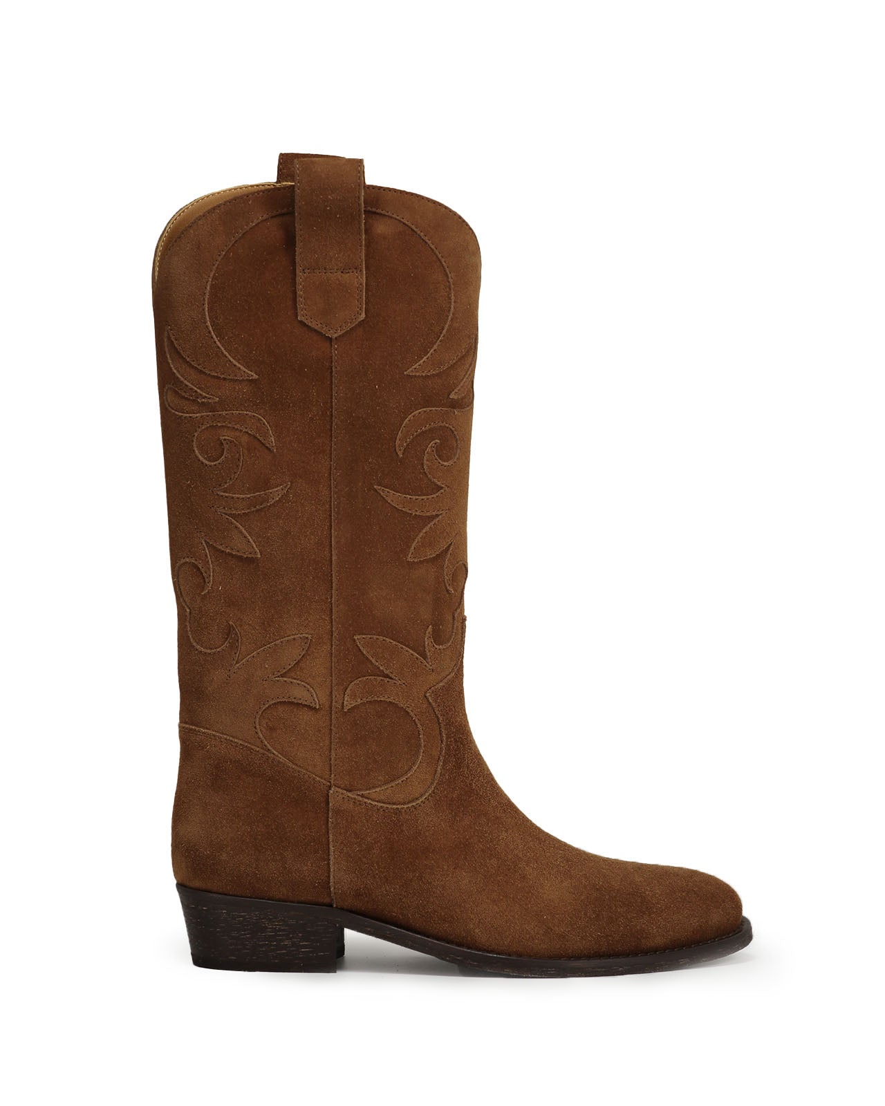 Via Roma 15 | Stivale texano Cowboy Velour martora – lemlò