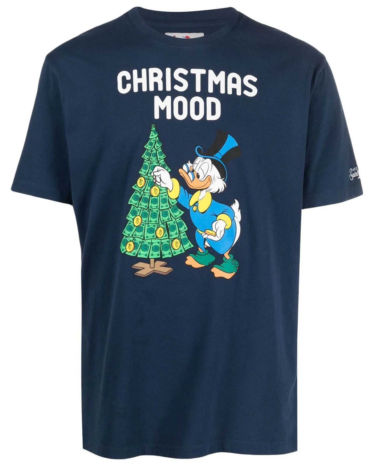 MC2 Saint Barth | T-shirt Christmas Mood Scrooge blu – lemlò