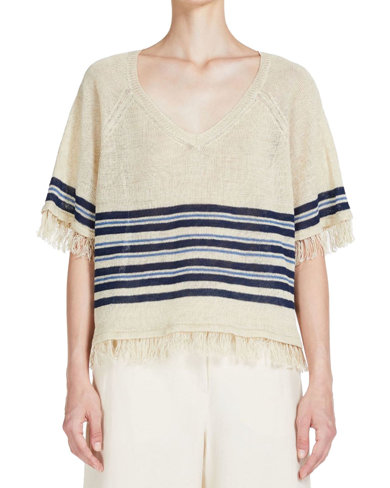 Weekend Max Mara | Top Skipper lino avorio – lemlò