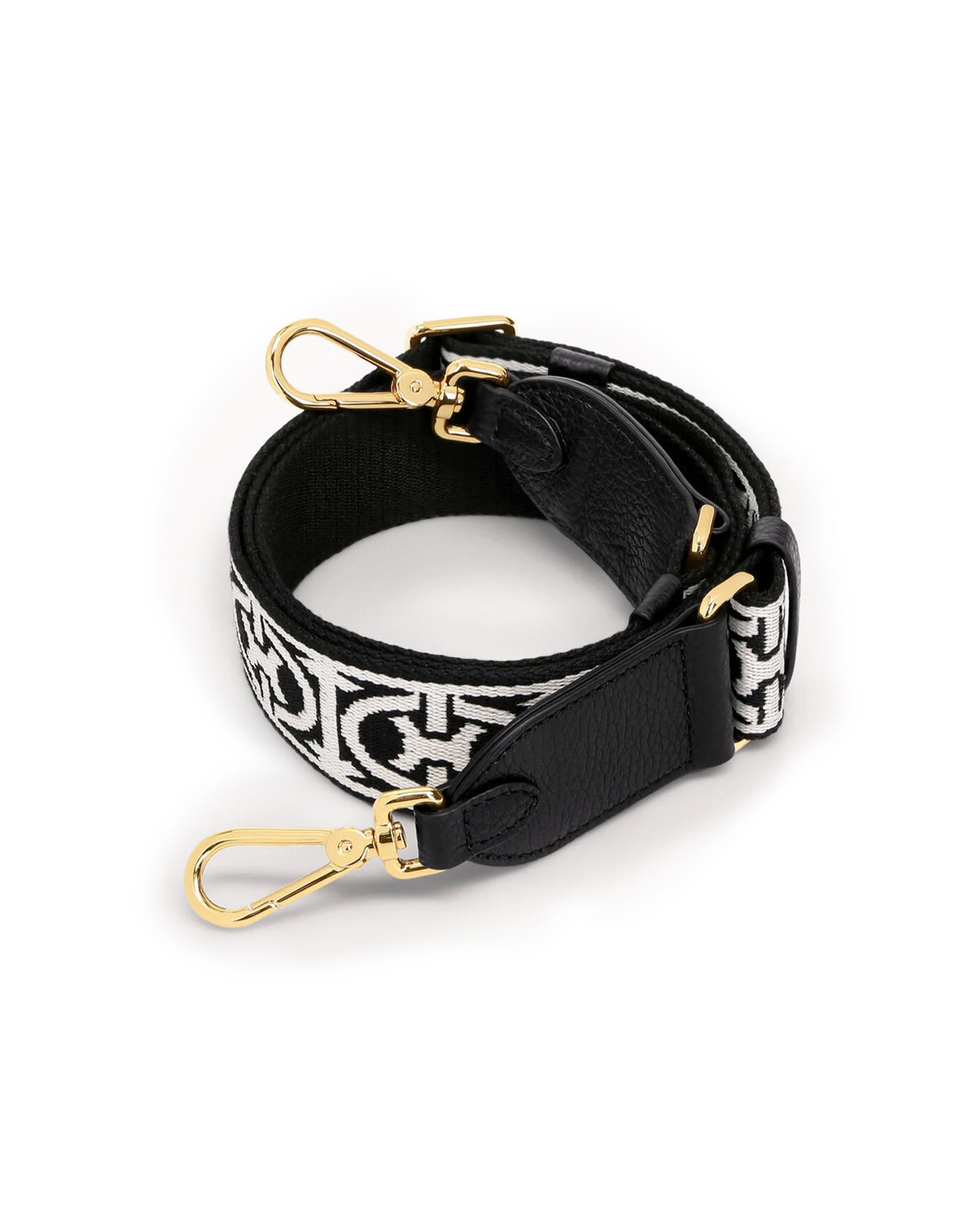 Ladybug | Black Monogram Ribbon shoulder strap – lemlò