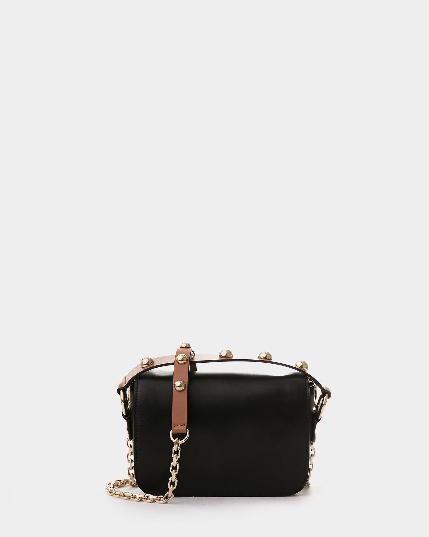 Red Valentino | Tracolla in pelle con borchie nera – lemlò