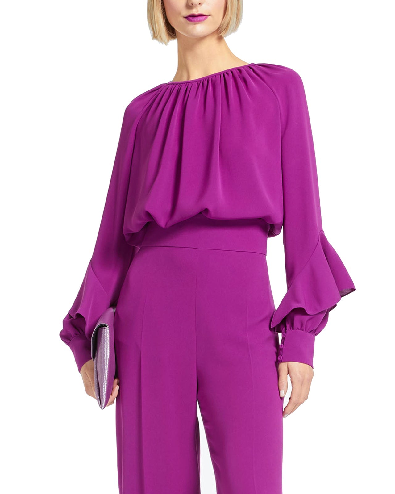 Max Mara Studio | Ombrosa tunic in purple cady – lemlò