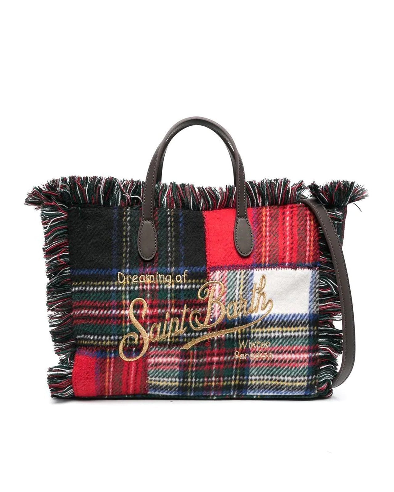 MC2 Saint Barth | Borsa Vanity Winter Bag tartan patchwork – lemlò